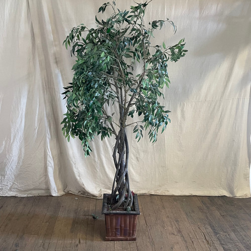 Twisted Trunk Potted Tree | zapprops