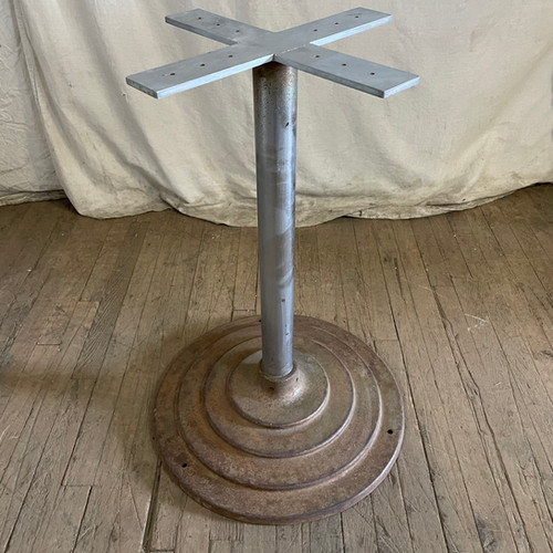 4 Tier Circular Base Chrome Pedestal Table Base | zapprops
