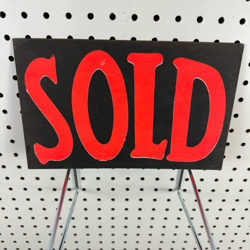 SOLD Paper Sign | zapprops