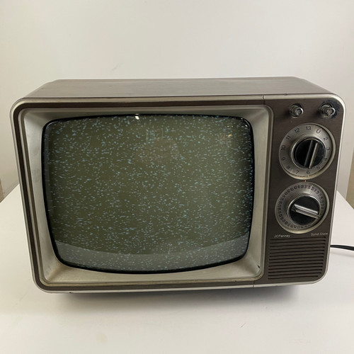 JC Penney Solid State TV Television | zapprops