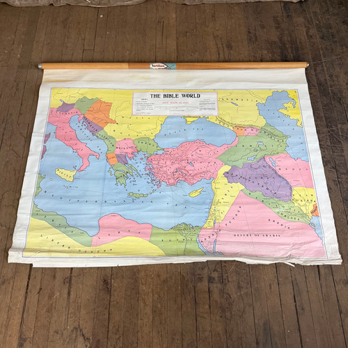 The Bible World Roll Down Map | zapprops