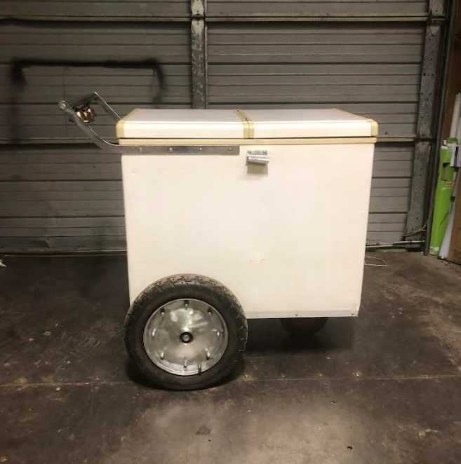 Ice Cream Vendor Push Cart Zapprops