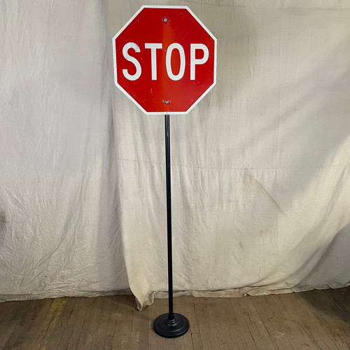 Stop Sign on Standing Base | zapprops