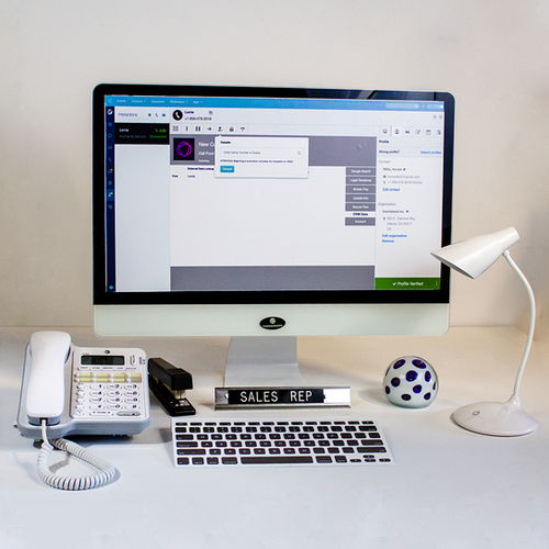 Contemporary Faux Computer Monitor Setup | zapprops