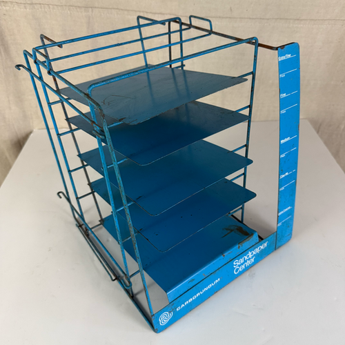 Sandpaper Center Wire Display Rack | zapprops