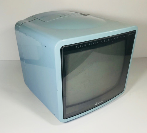 Blue Quasar Tube Television Set | zapprops