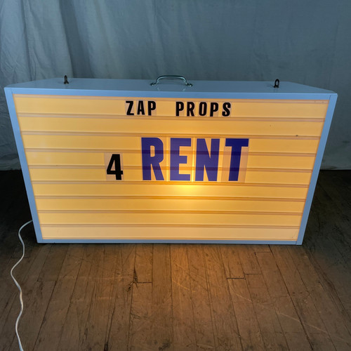 Lighted Changeable Letter Sign | zapprops