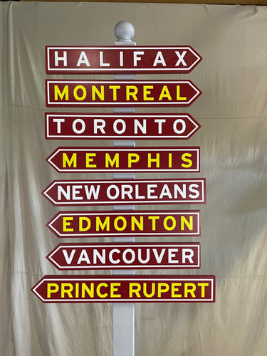 Directional City Sign Post | zapprops