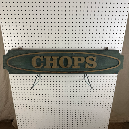 Chops Wooden Sign | zapprops