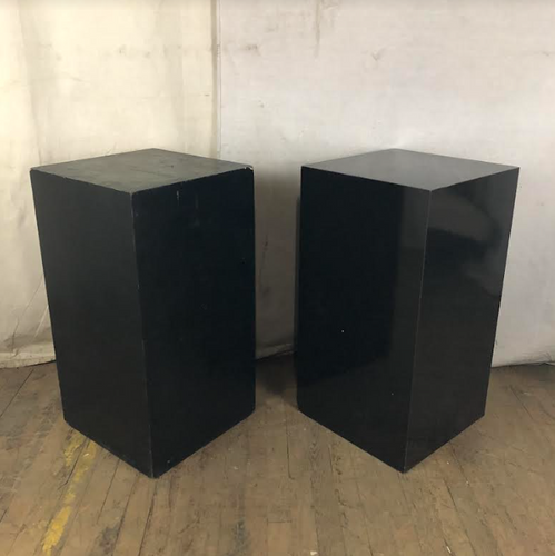 Black Display Pedestals | zapprops
