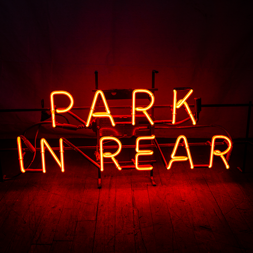 Park in Rear Neon Sign | zapprops