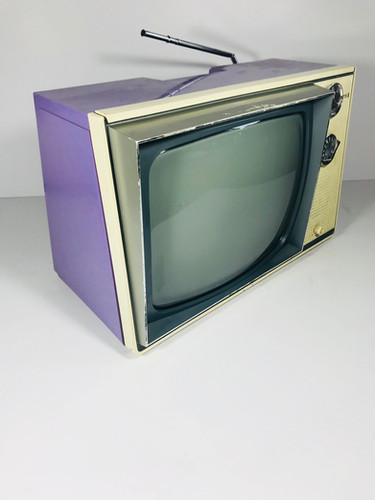 Purple Zenith Tube Television | zapprops