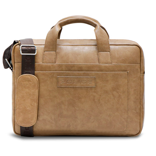 POLICE DISTRESSED COLLECTION 15" LAPTOP BRIEFCASE-WALLNUT | Torero ...