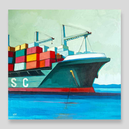 Container Ship #1 | Odd Duck Publishing