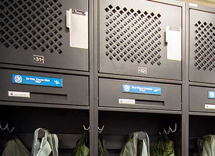 Fighter Pilot Gear Lockers