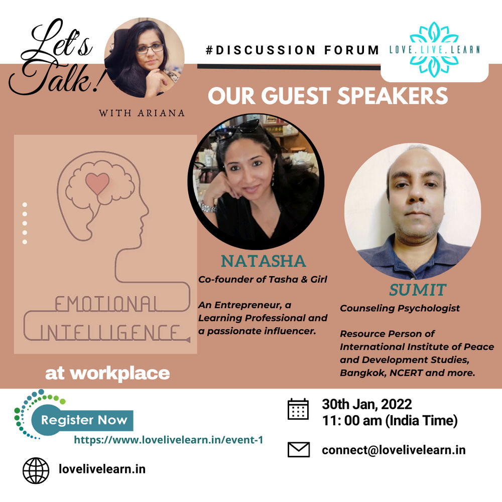 Emotional Intelligence at workplace | LoveLiveLearn