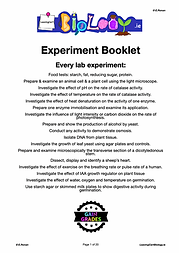 Experiments | LeavingCertBiology