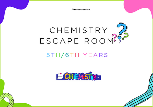 Chemistry Escape Room: Atom, Periodic Table, Acids & Bases ...