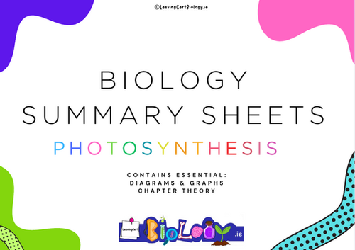 Biology Cheat Sheet: Photosynthesis! | LeavingCertBiology