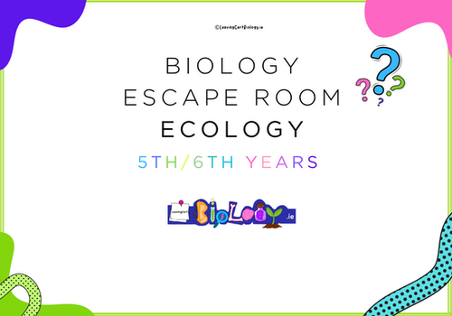 Ecology Biology Escape Room | LeavingCertBiology