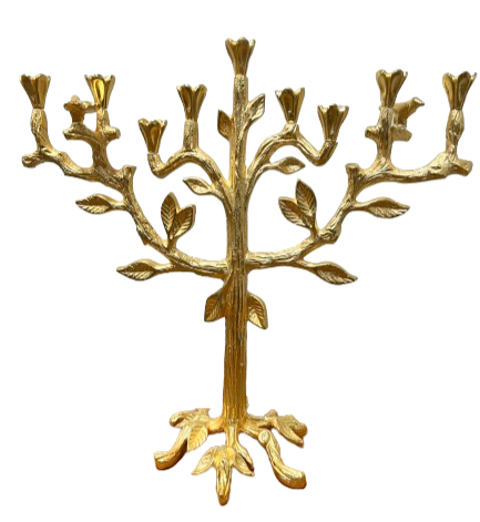 Big Menorah tall 16"" | Sam Judaica