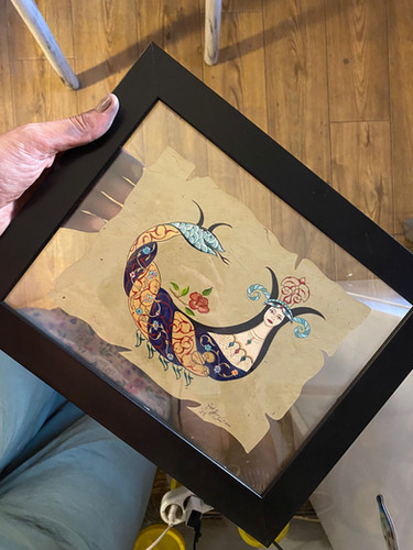 Shahmaran miniature hand drawn | LEILA CONCEPT STORE