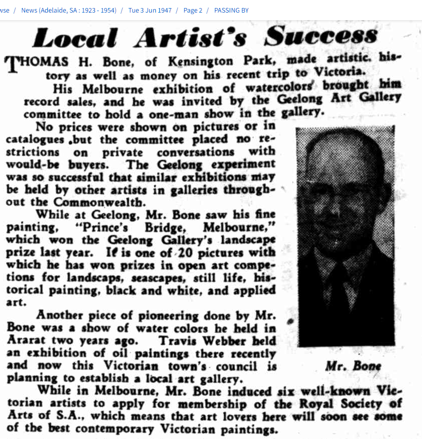 Watercolours of Thomas Bone