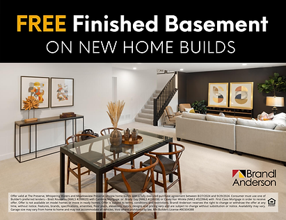Builder Promotions: Exclusive Offers: Brandl Anderson Homes