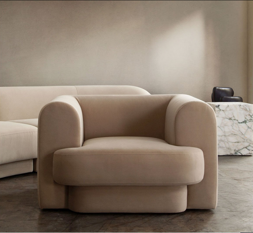 Camel Performance Velvet | Millennial Furniture