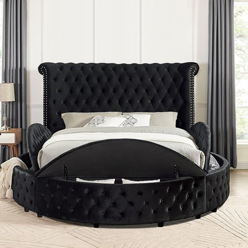 Black E King Bed Frame | Millennial Furniture