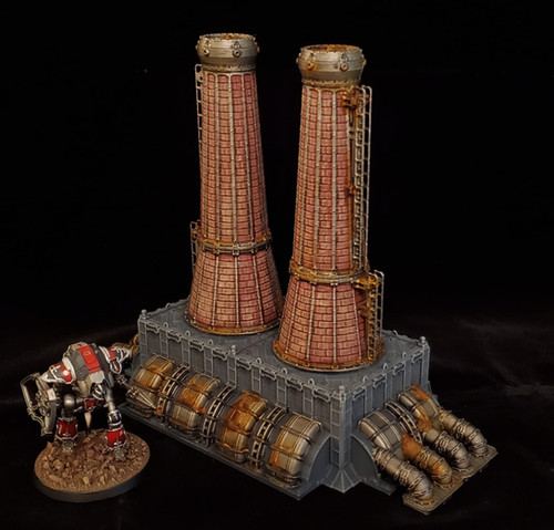 STC-H001: Dual Chimney Refinery | Hangar 81