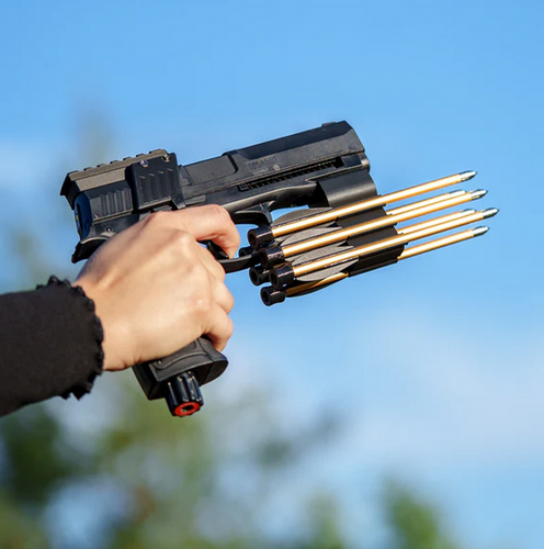 Pfeilhalter + 6 Killer Arrows Schwarz | T4E HDP50 | Tacticallove