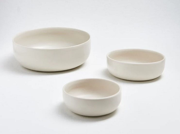 Egg Back Home Bowl Trilogy Set 3-teilig aus Steingut | white ...
