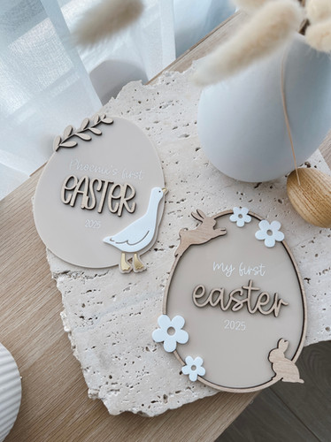 Easter | My First Easter plaque - Timber & Acrylic | Zenski Collection