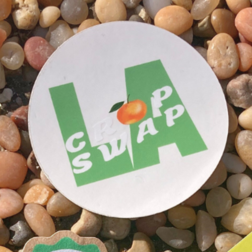 Clear CSLA Logo Sticker | Crop Swap LA