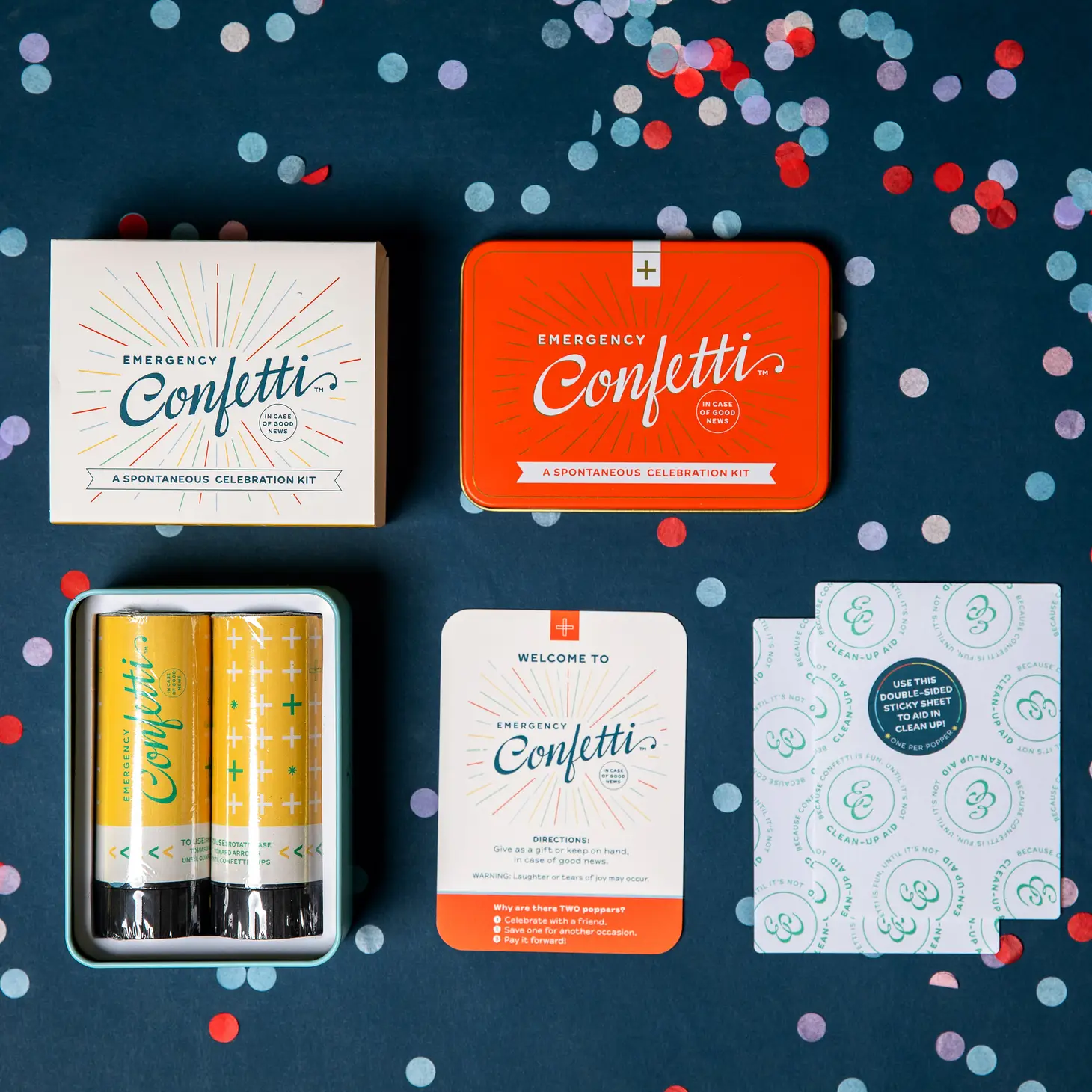 Emergency Confetti (Two Pack) | The Cork And Board