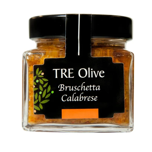 TRE Olive Bruschetta Calabrese 180g | The Cork And Board