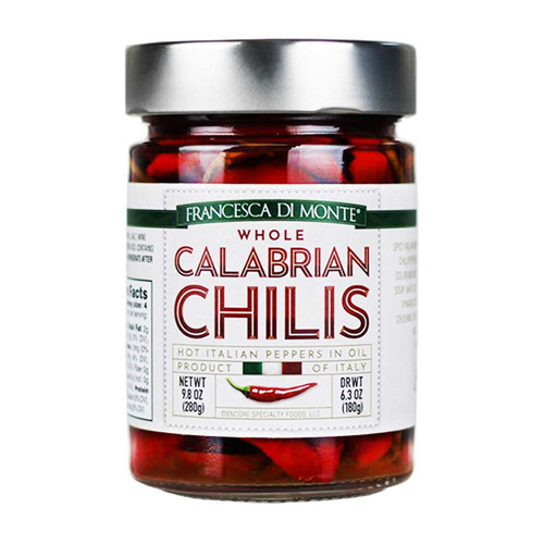 Francesca Di Monte Whole Calabrian Chili Peppers 9.8oz | The Cork And Board