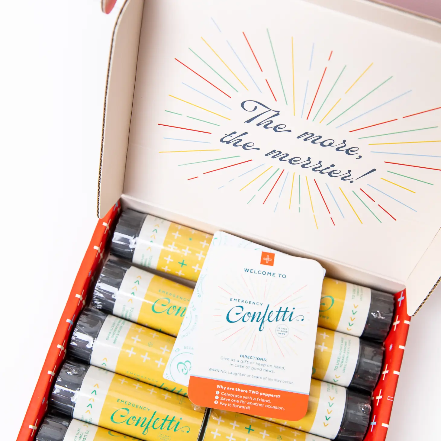 Emergency Confetti (Party Ten Pack) | The Cork And Board
