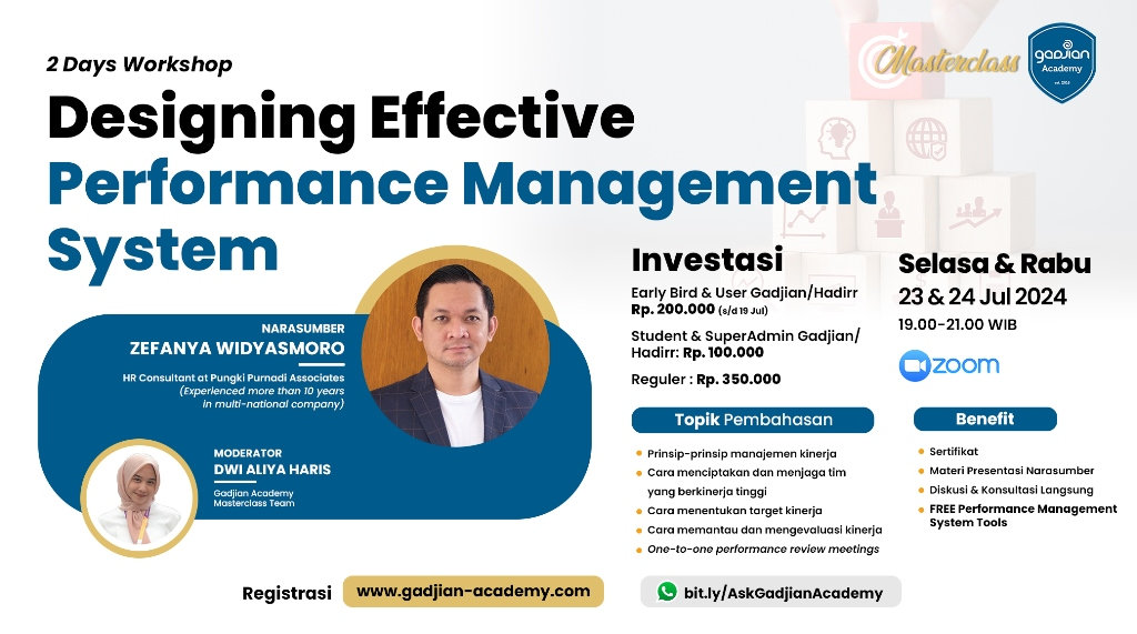 [2 Days Workshop] Designing Effective Performance Management System ...