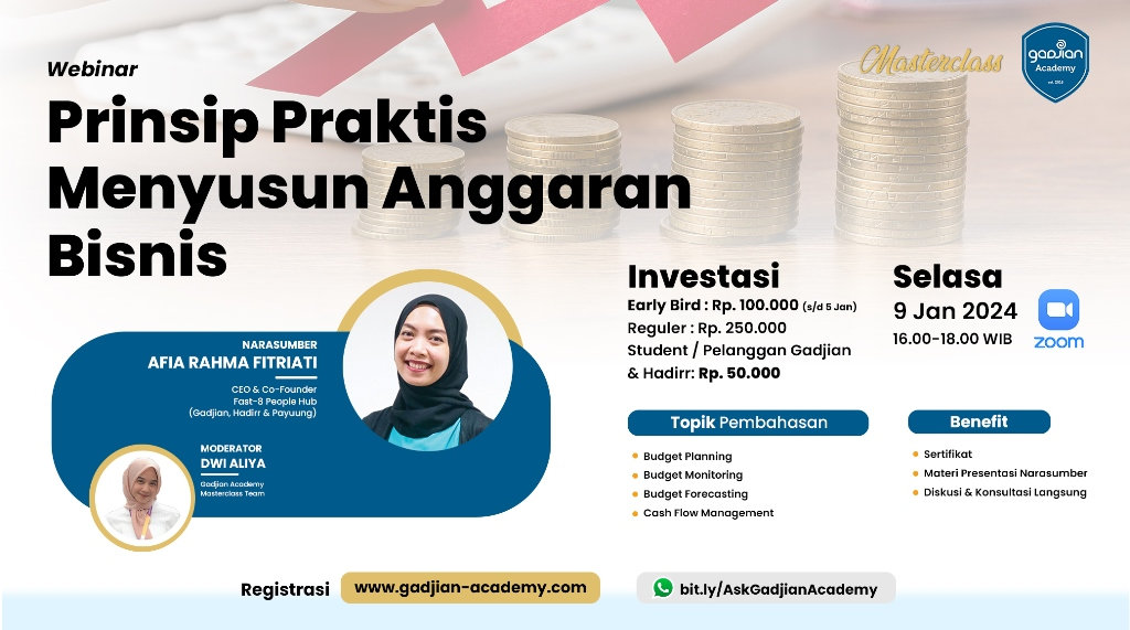 Prinsip Praktis Menyusun Anggaran Bisnis | Gadjian Academy