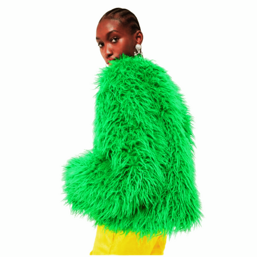Kermit Green Fluffy Jacket | Captain Fantastic