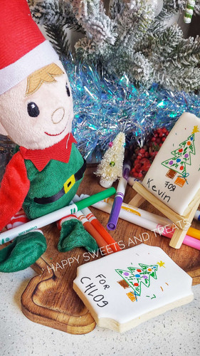 Elf Art Cookie | Happy Sweets & Treat
