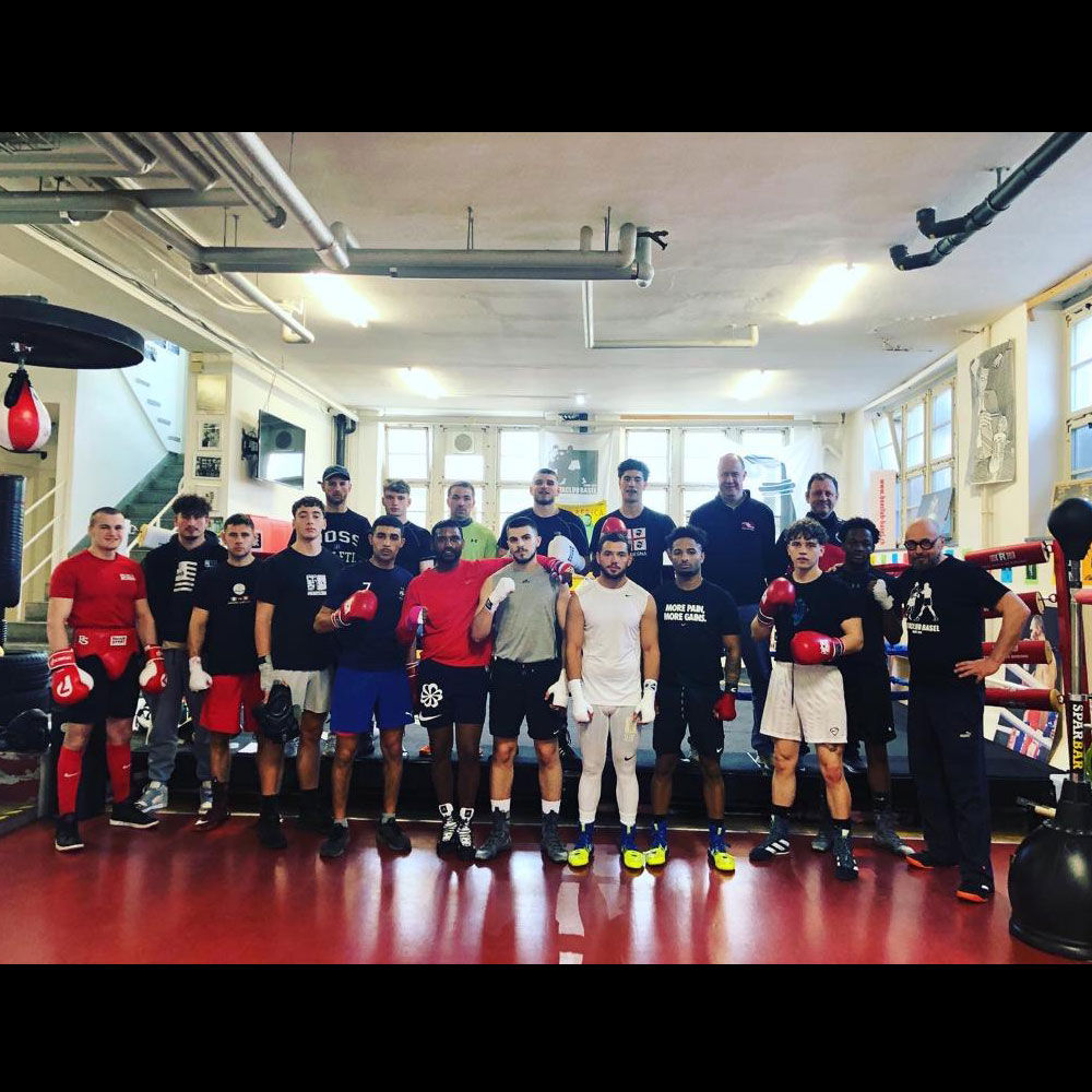 Sparringstreffen im Boxclub Basel