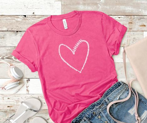 Football Heart with Laces | Emily’s Divine Designs