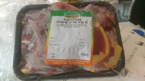 Frozen Diced Game | www.pieronis.com