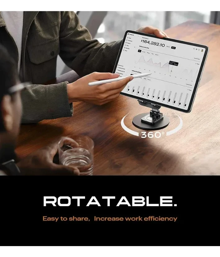 ORBITER 360 Desktop Phone Stand With 360 Degree Rotation, Rotatable ...