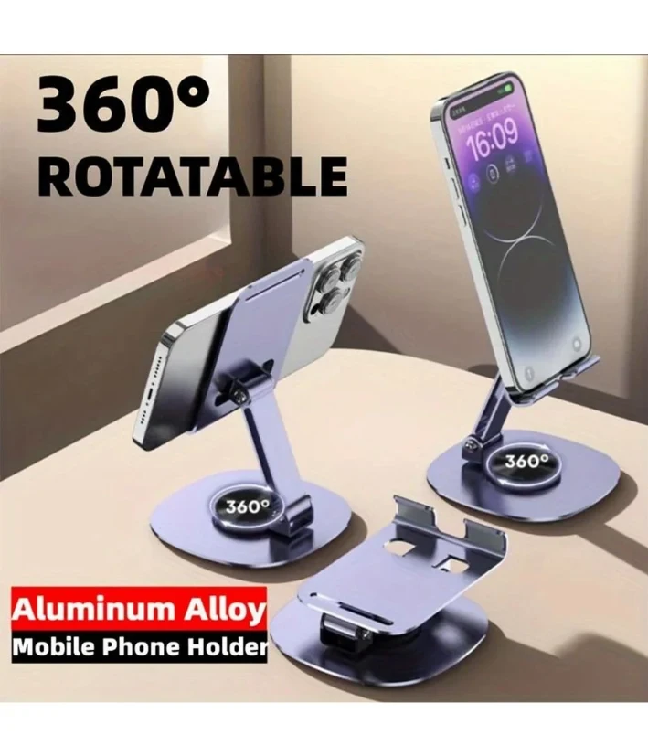 ORBITER 360 Carbon Steel Phone Stand with 360 Degree Rotation, Phone ...