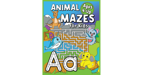 Animal Mazes for Kids (with Letter Tracing) | Buzzing Bee Press