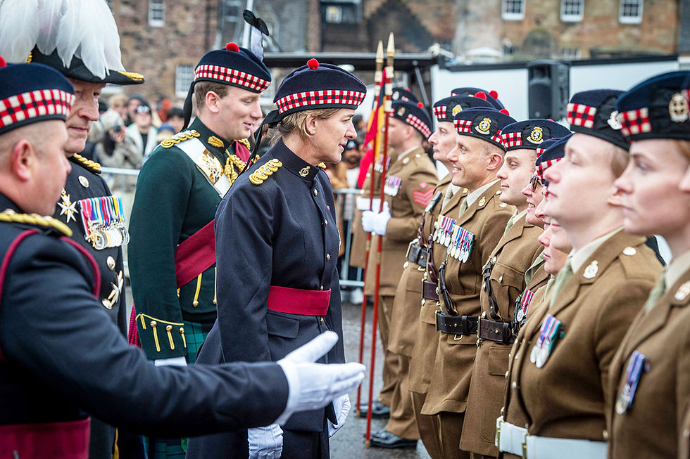 Lord Forbes Grants Use of Forbes Tartan by the 215 (Scottish) Multirole ...